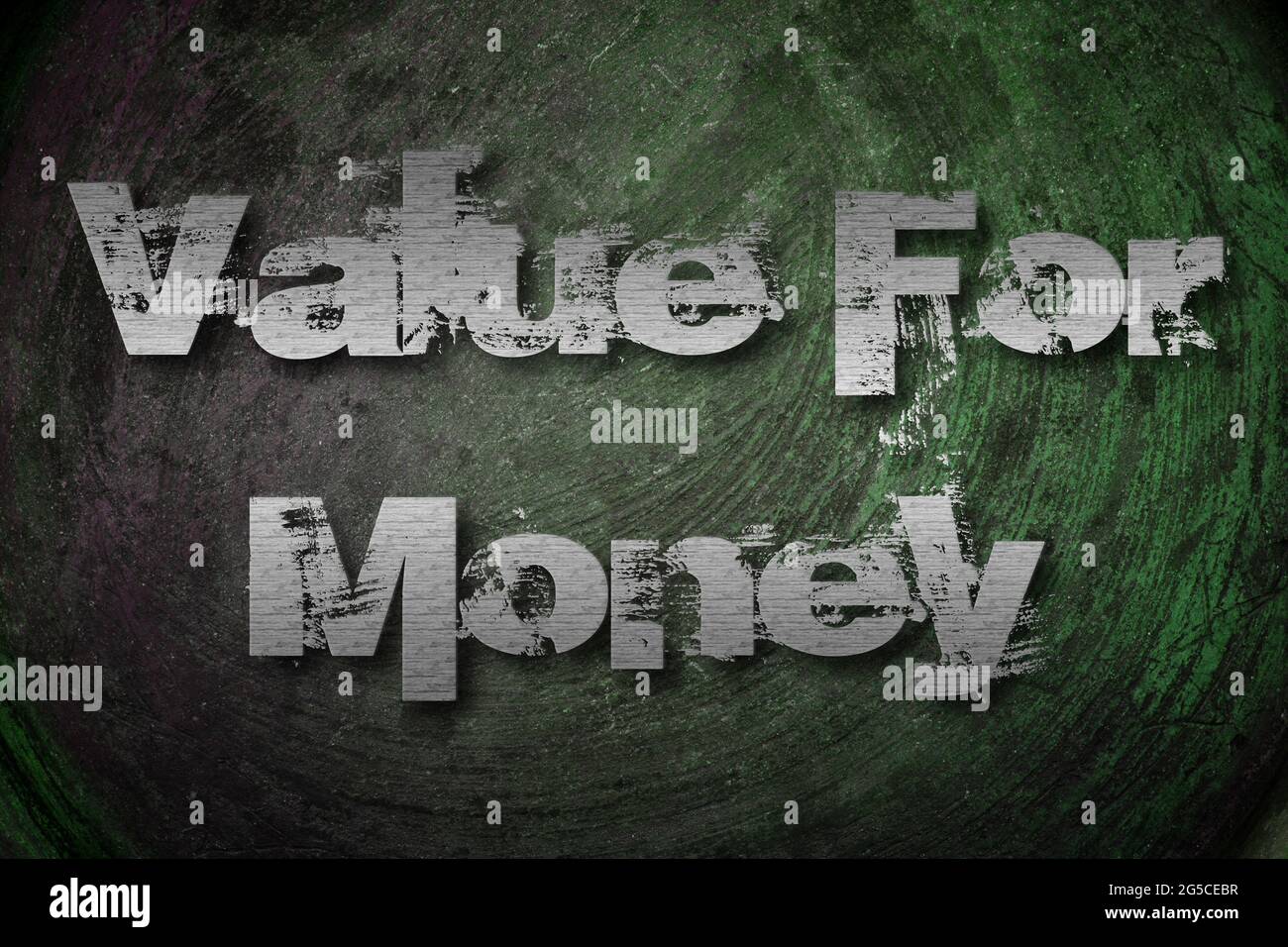 Value For Money Concept text on background Stock Photo - Alamy
