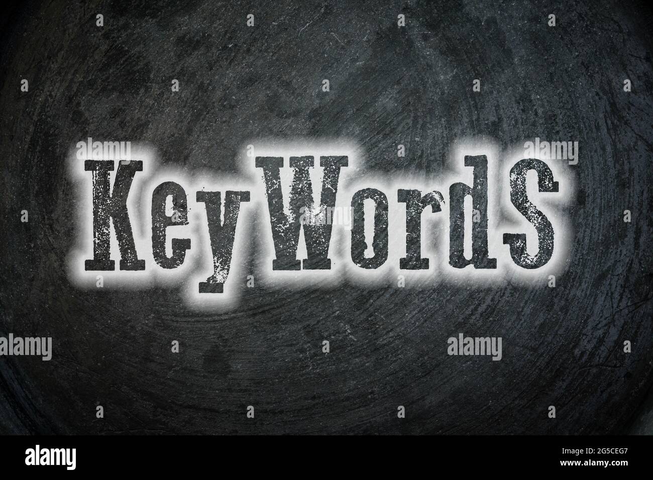 Keywords map hi-res stock photography and images - Alamy