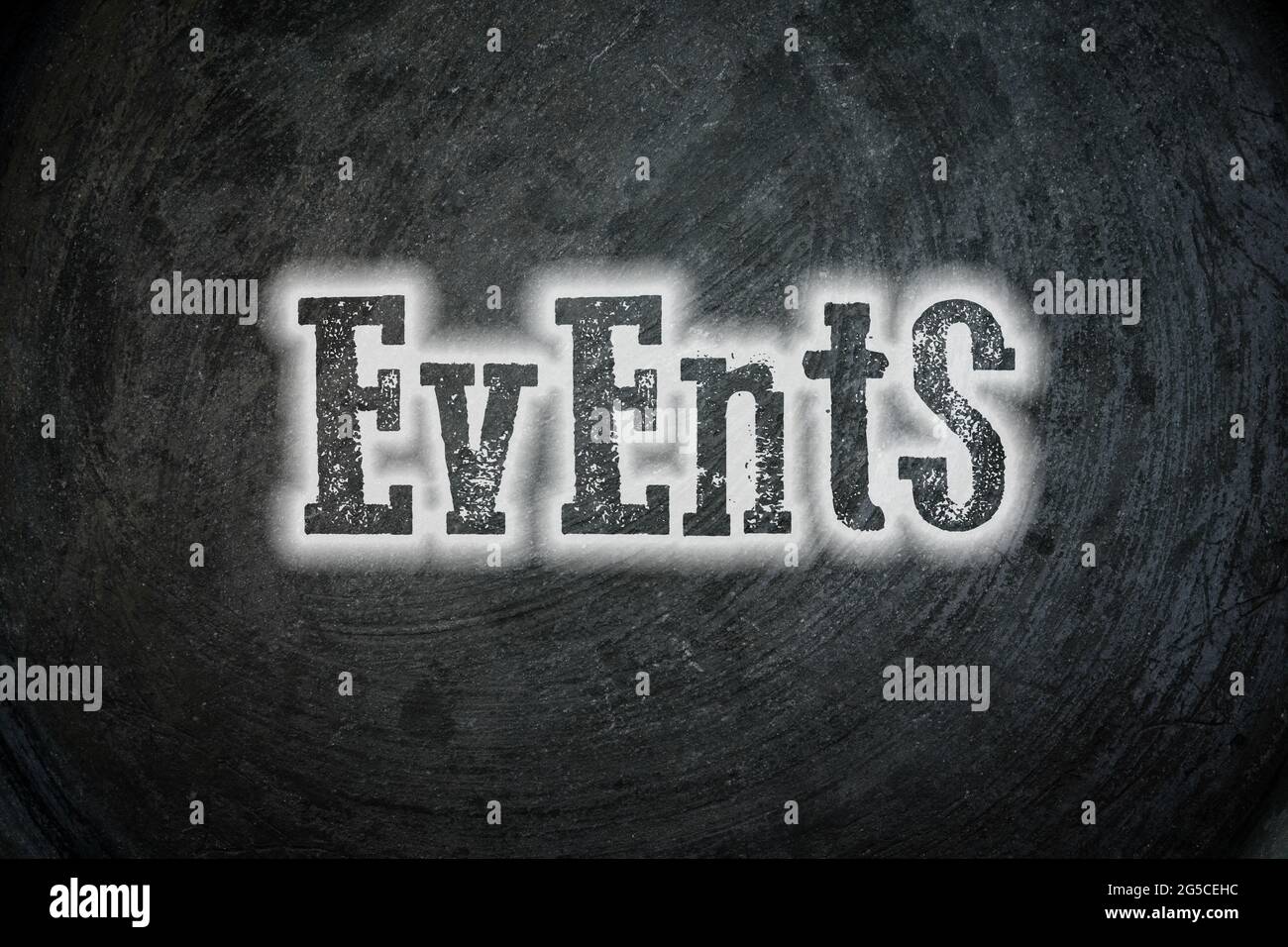 Blackboard events hi-res stock photography and images - Alamy