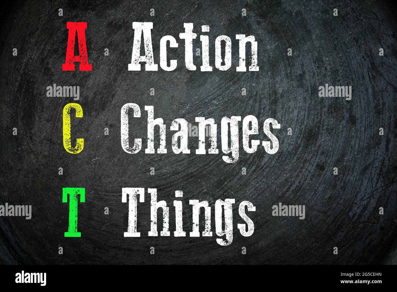 Action Changes Things Stock Photo - Alamy
