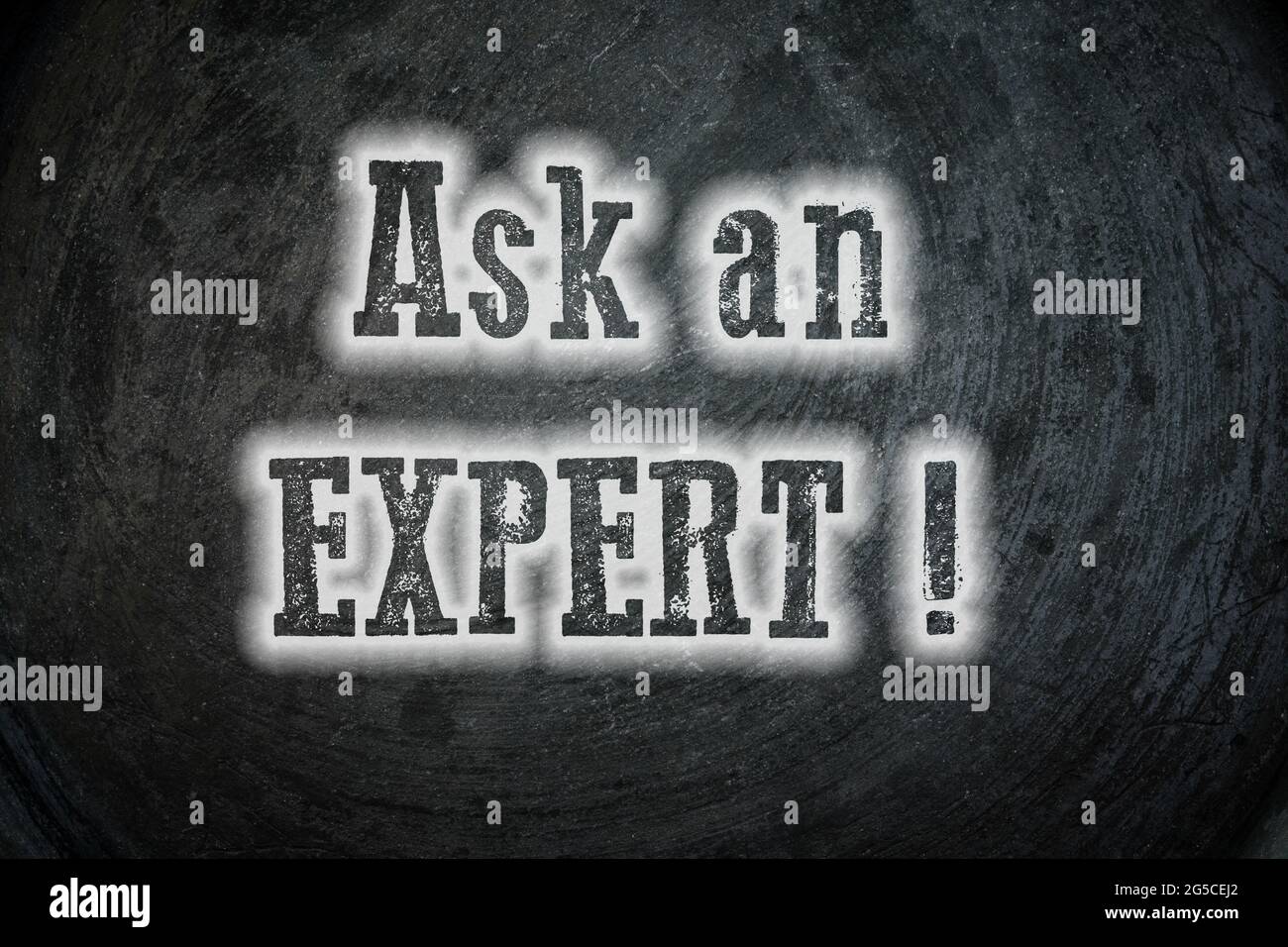Ask An Expert Concept Stock Photo - Alamy