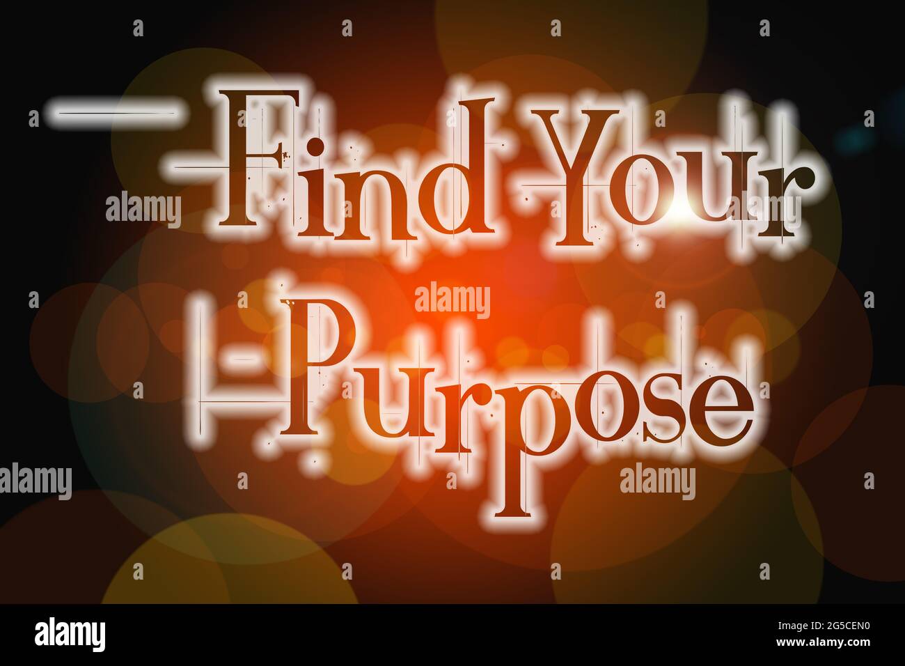 Find Your Purpose Concept text on background Stock Photo - Alamy