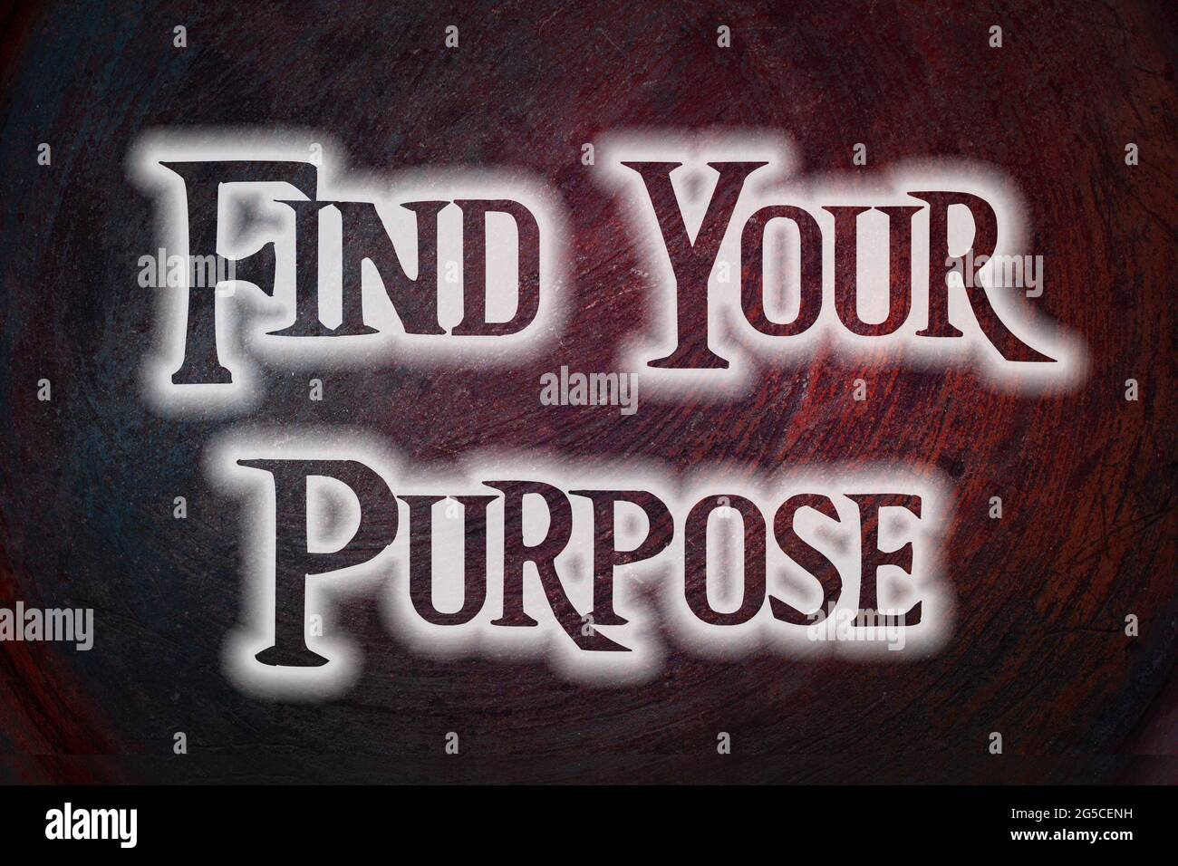 Find Your Purpose Concept text on background Stock Photo - Alamy