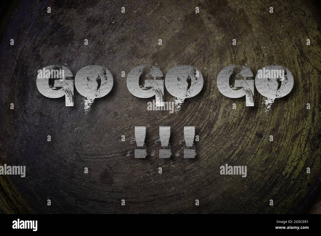 Go Go Go Concept text on background idea Stock Photo - Alamy