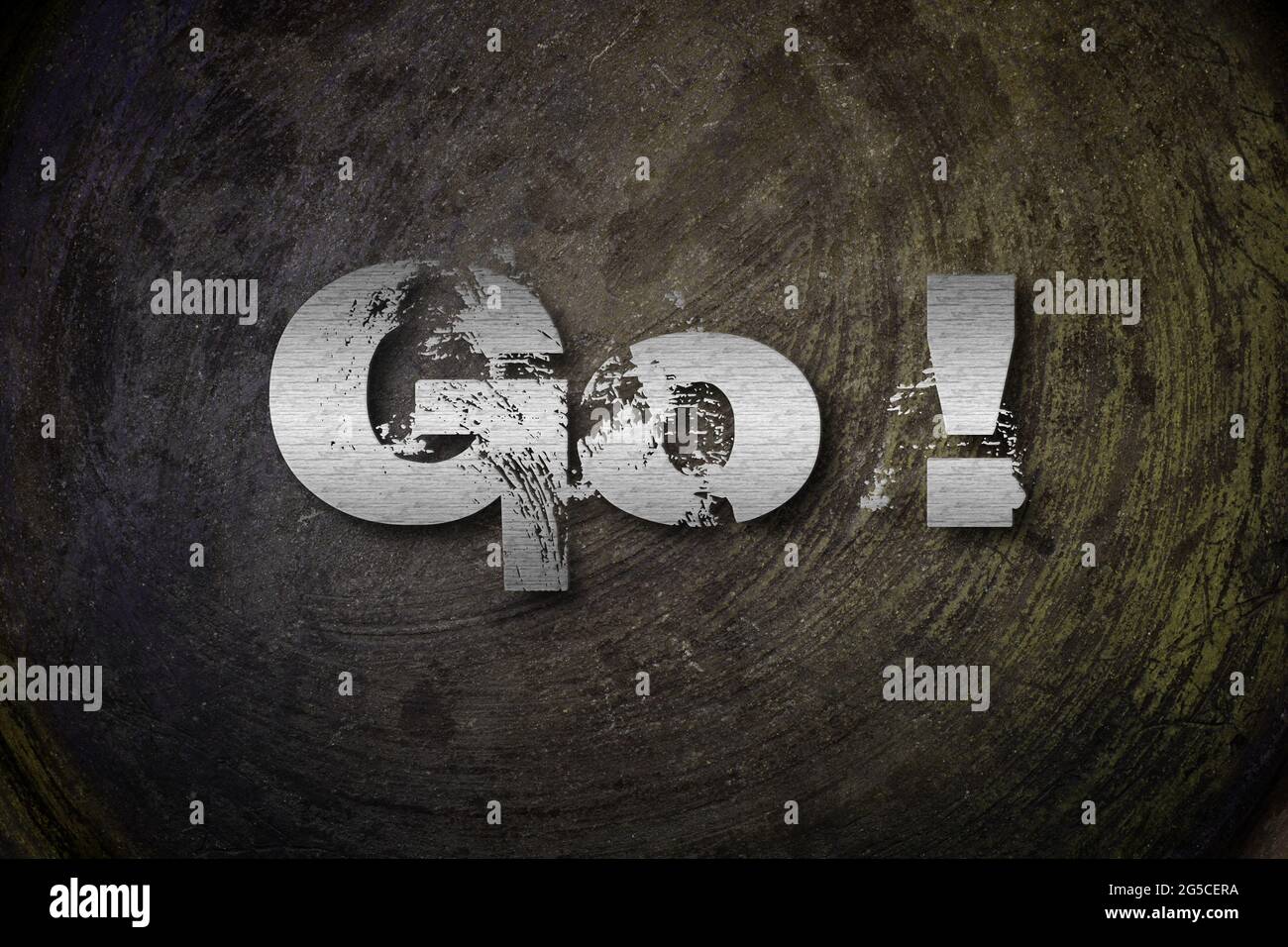 Go Concept text on background idea Stock Photo - Alamy