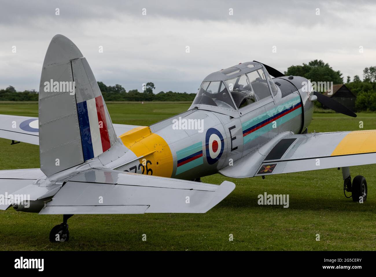 de Havilland Canada DHC-1 Chipmunk (G-AOSK) on static display at ...