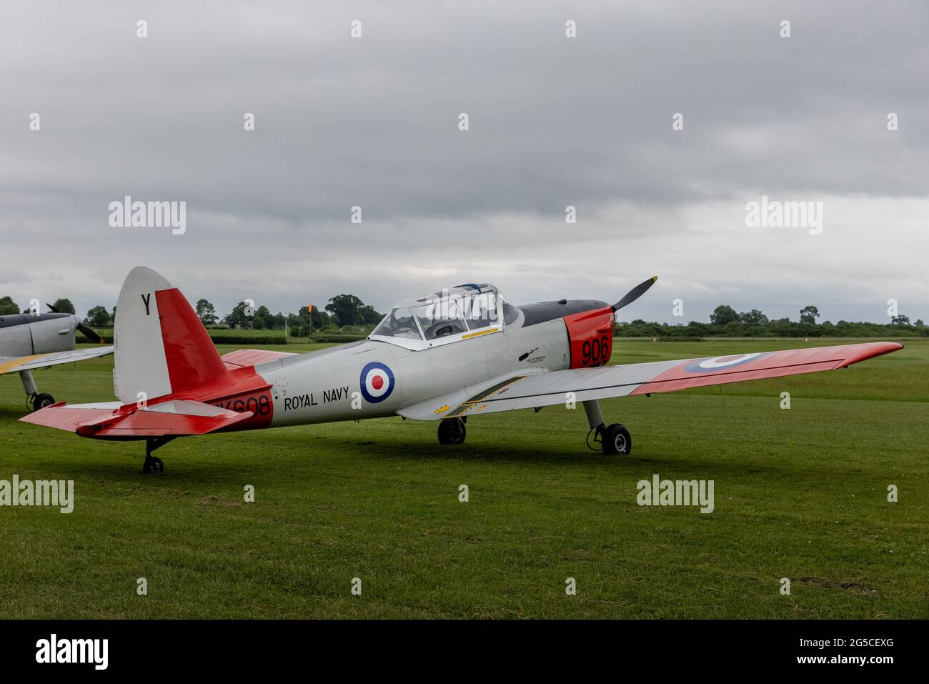 Chipmunk T.10 WK608 on static display at Shuttleworth Scurry of ...