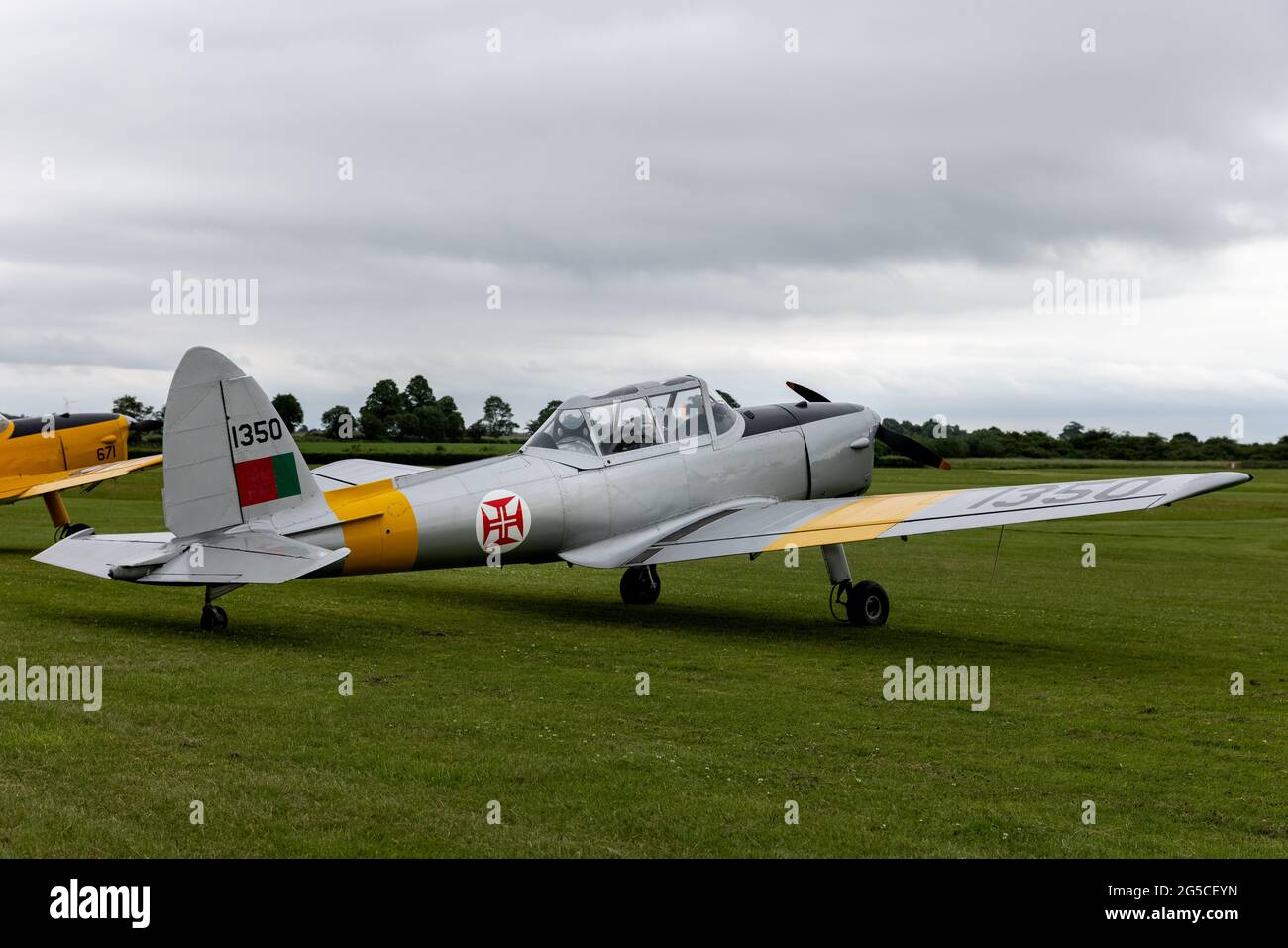 de Havilland Canada DHC-1 Chipmunk (G-CGAO) on display at Shuttleworth ...