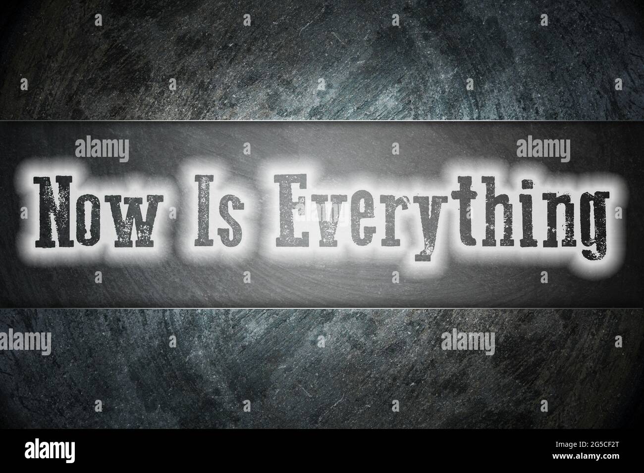 Now Is Everything Concept text on background Stock Photo - Alamy
