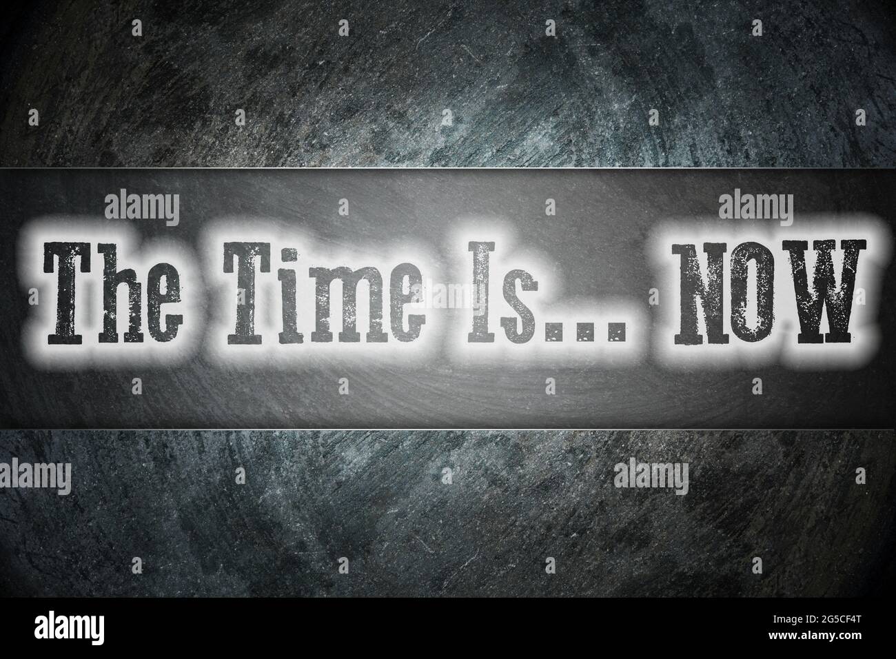 The Time Is Now Concept text on background Stock Photo - Alamy
