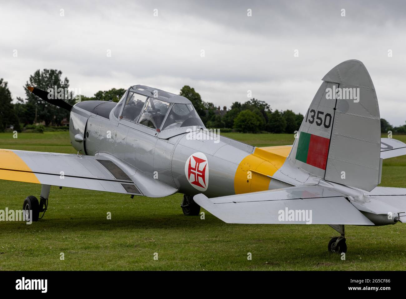 de Havilland Canada DHC-1 Chipmunk (G-CGAO) on display at Shuttleworth ...
