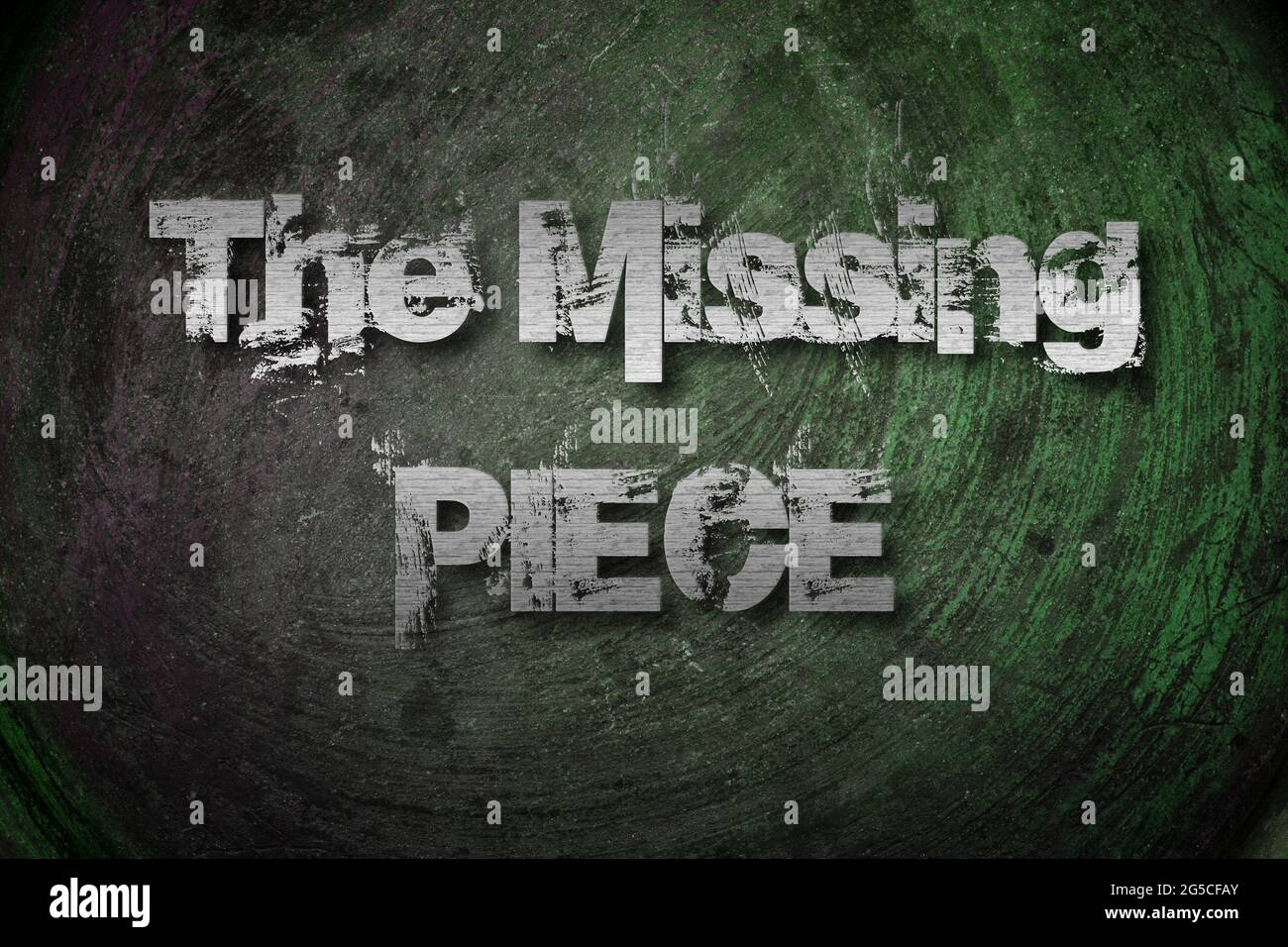 The Missing Piece Concept text on background Stock Photo - Alamy