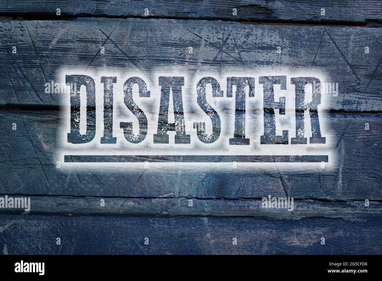Disaster Concept text on background Stock Photo - Alamy