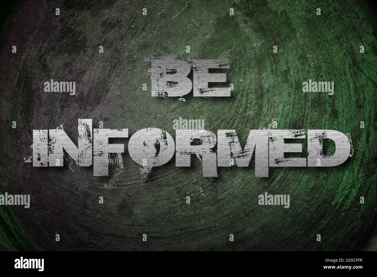 Be Informed Concept text on background Stock Photo - Alamy