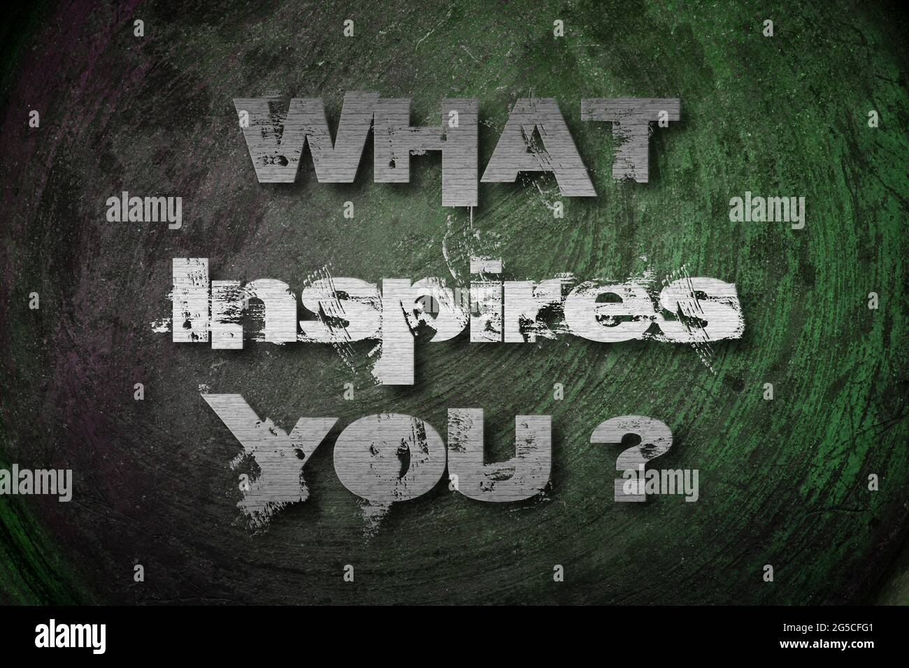 What Inspires You Concept text on background Stock Photo - Alamy