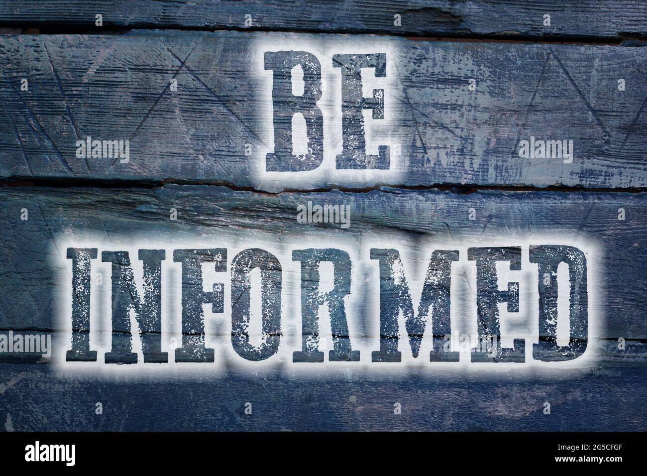 Be Informed Concept text on background Stock Photo - Alamy