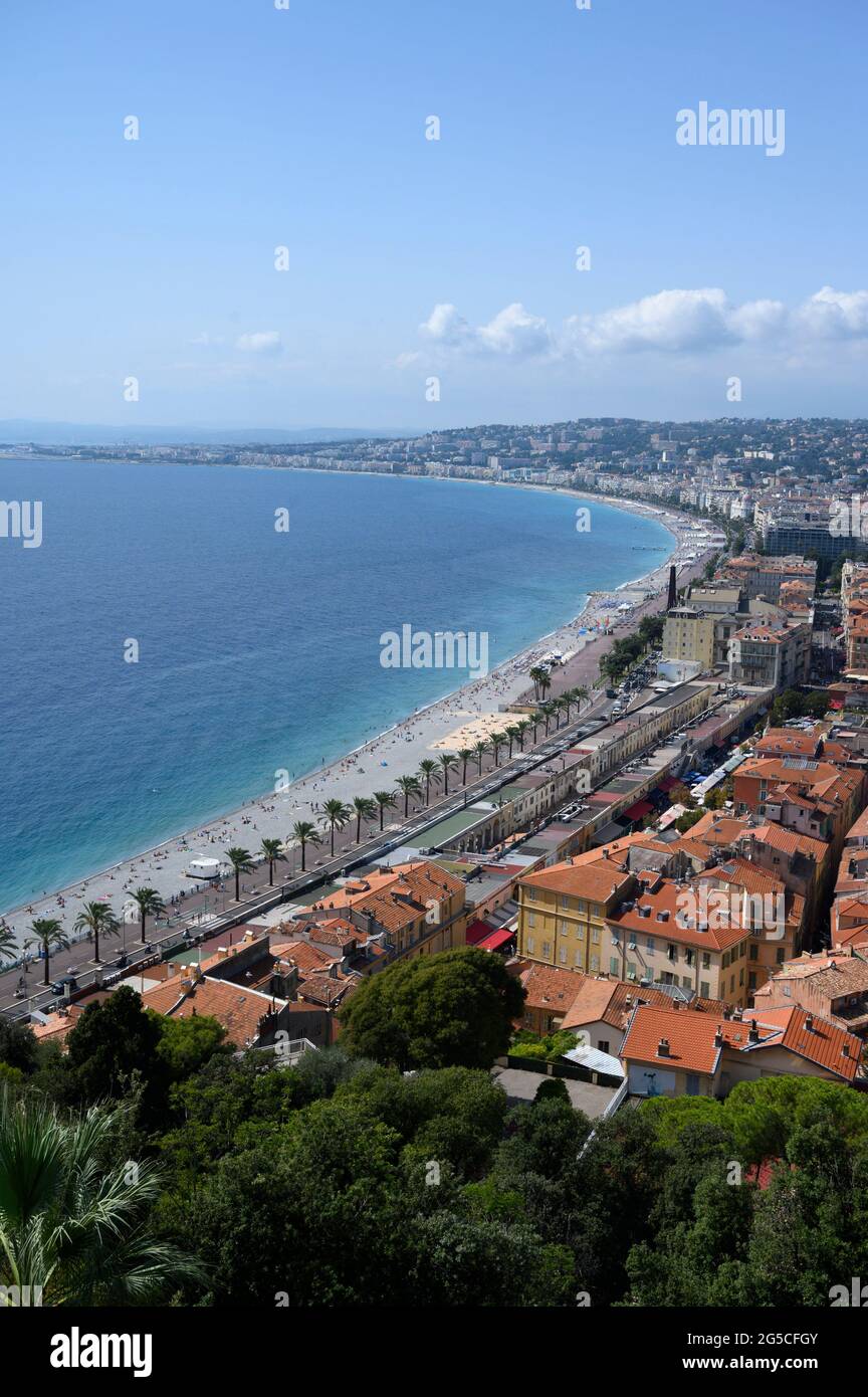 Aerial view of Nice, Provence, France Stock Photo - Alamy