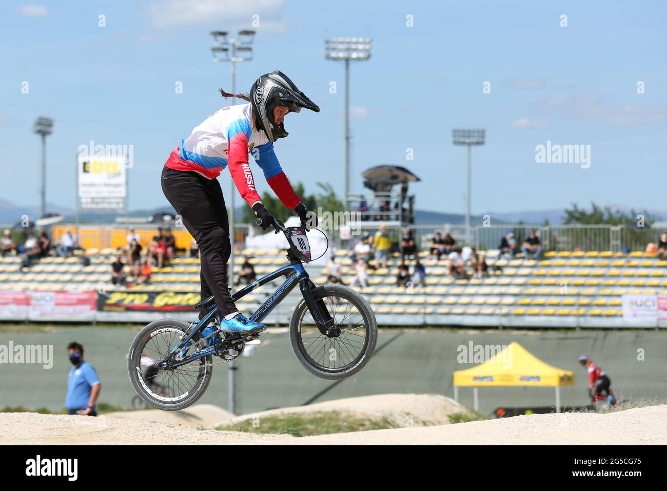 Yaroslava BONDARENKO of the Russian Olympic Committee competes in the ...