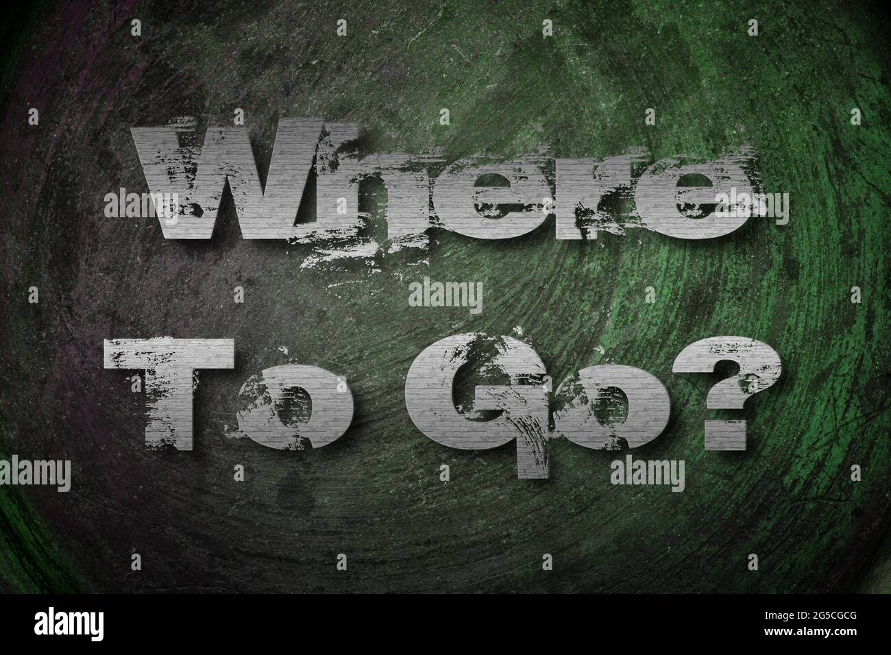 Where To Go Concept text on background Stock Photo - Alamy
