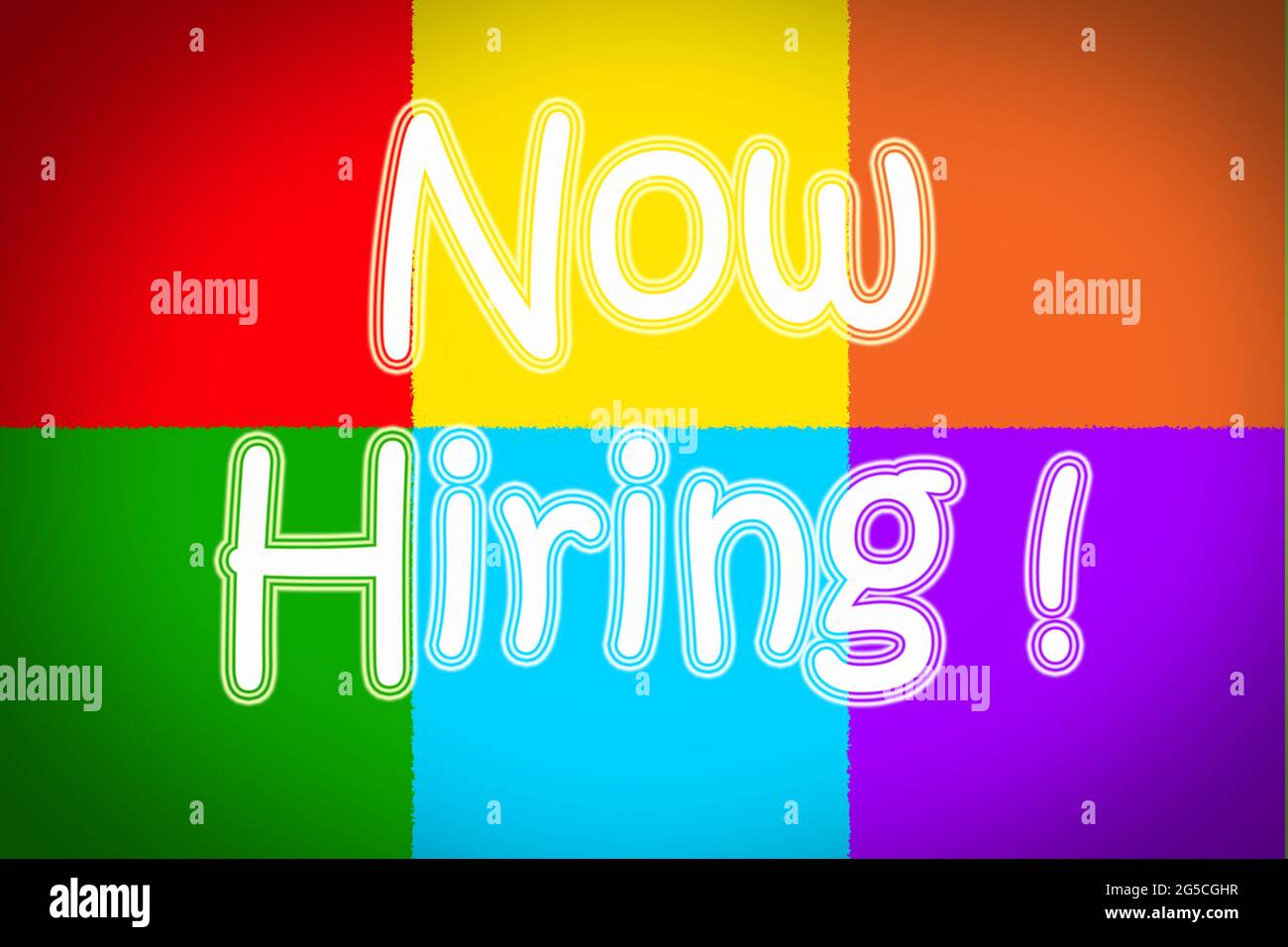 Now Hiring Concept text Stock Photo - Alamy