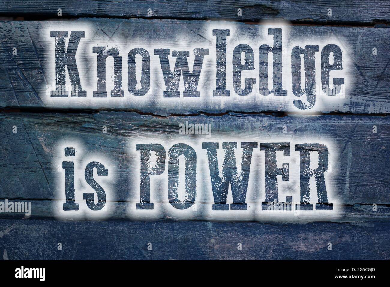 Knowledge Is Power Concept text Stock Photo - Alamy