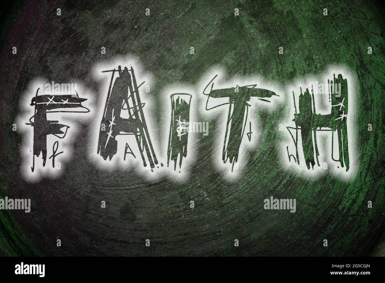 Faith Concept text Stock Photo - Alamy