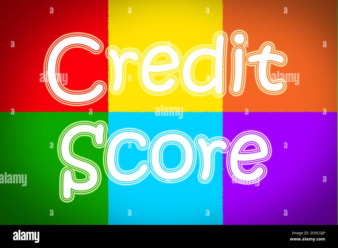 Credit score text concept hi-res stock photography and images - Alamy