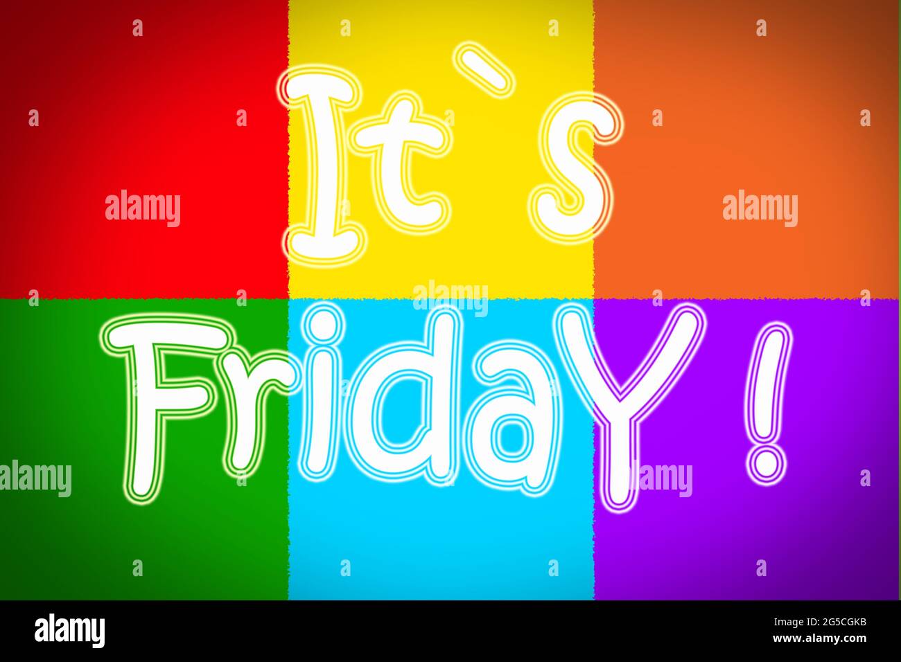 It's Friday Concept text Stock Photo - Alamy