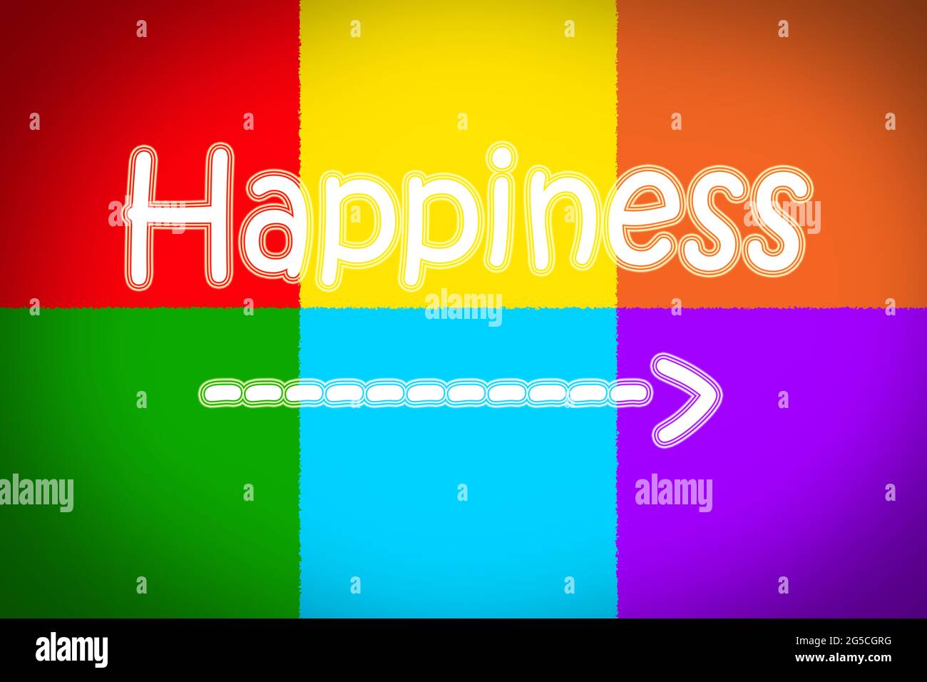 Happiness Concept text on background Stock Photo - Alamy