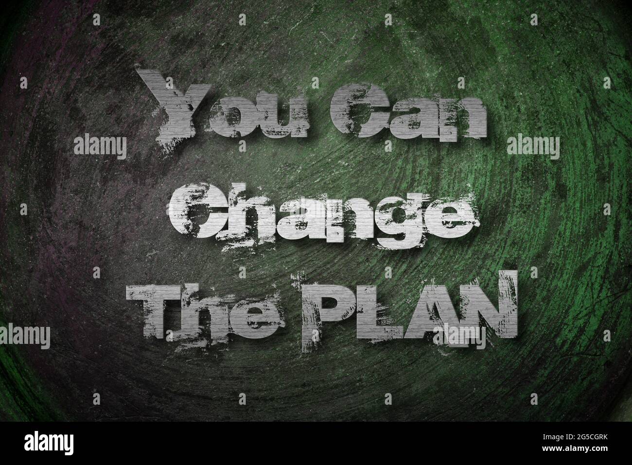 You Can Change The Plan Concept text on background Stock Photo - Alamy