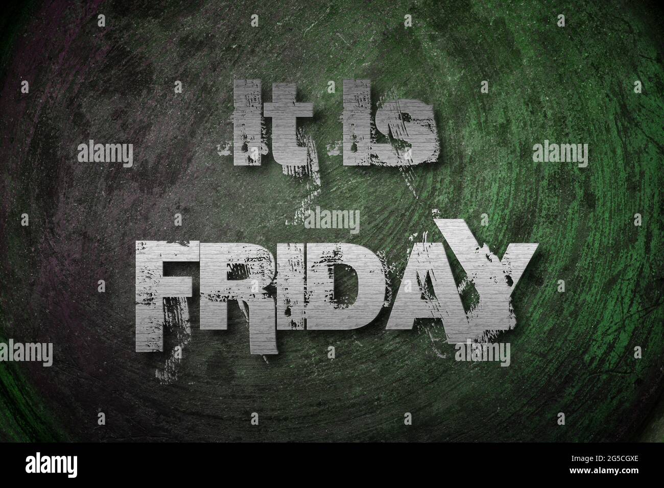 It's Friday Concept text on background Stock Photo - Alamy