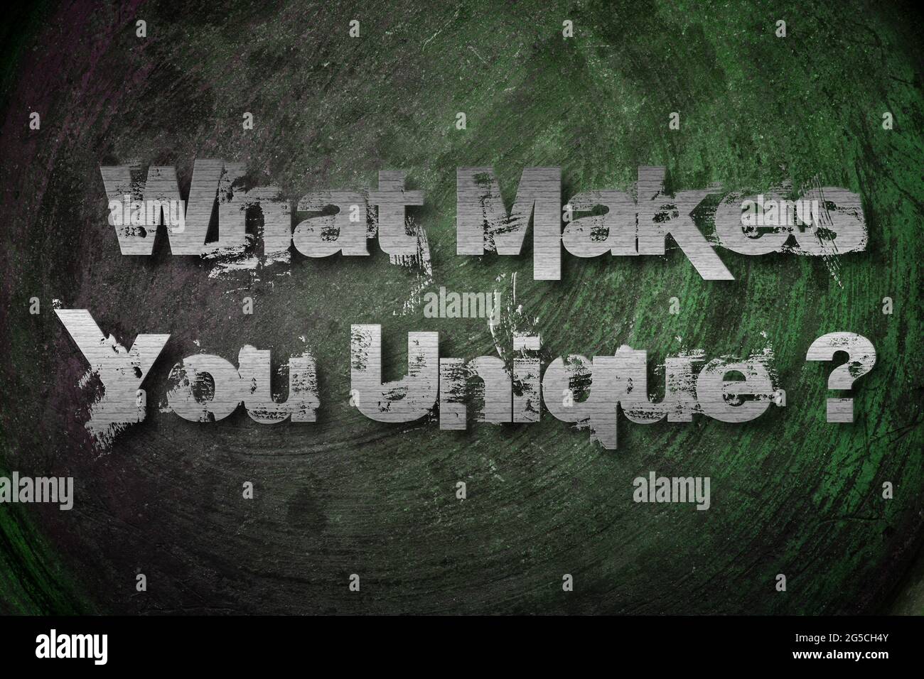What Makes You Unique Concept text on background Stock Photo - Alamy