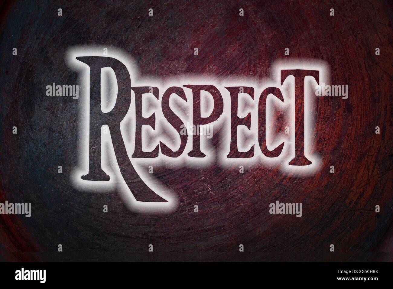 Respect Concept text on background Stock Photo - Alamy