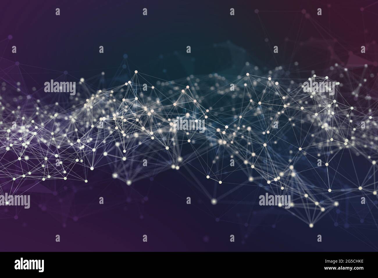 technology abstract background with connection lines, big data with ...