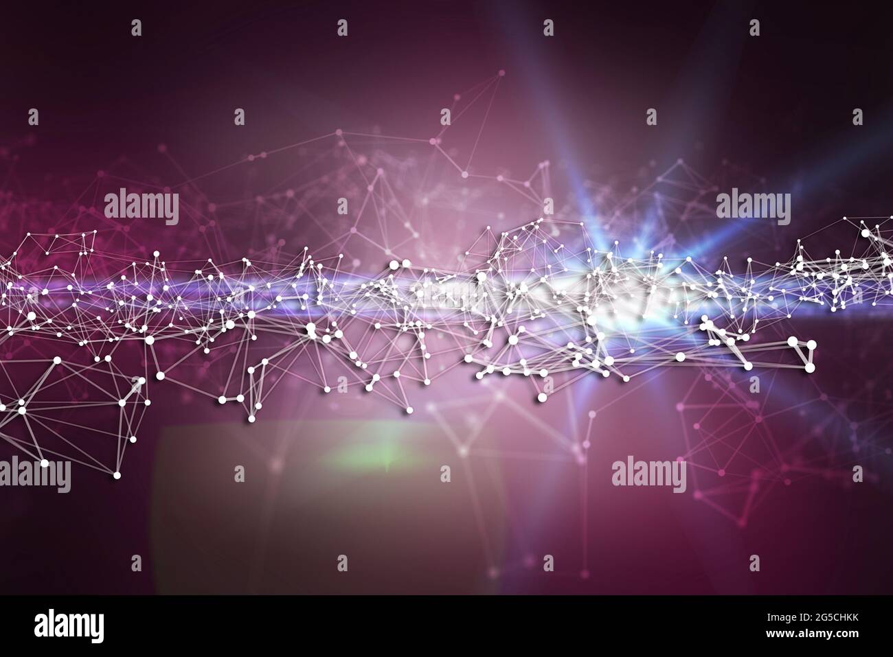 technology abstract background with connection lines, big data with ...