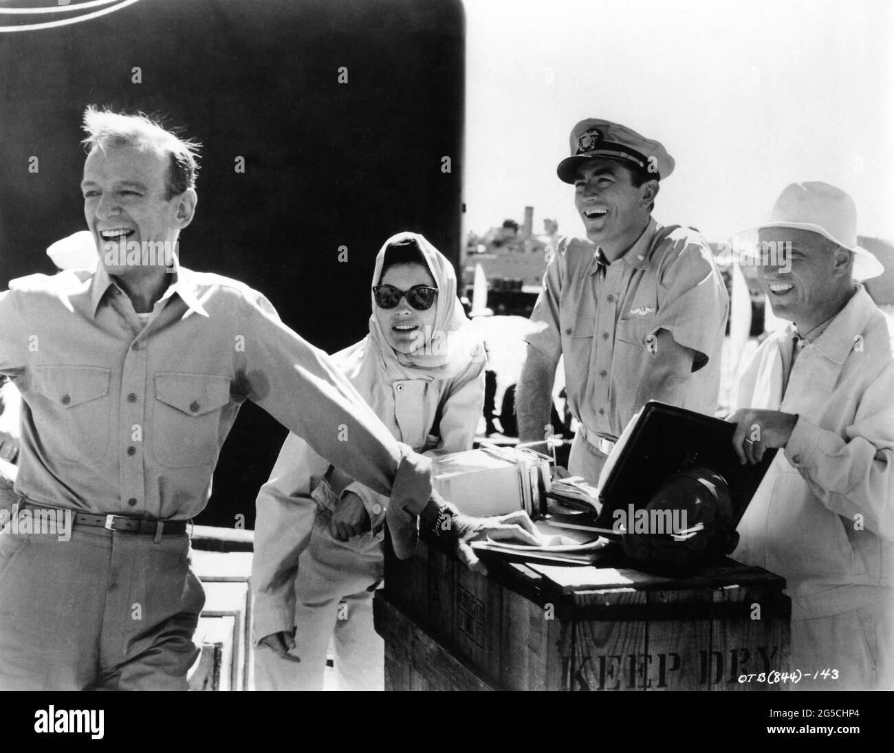 FRED ASTAIRE AVA GARDNER GREGORY PECK and Director STANLEY KRAMER on ...