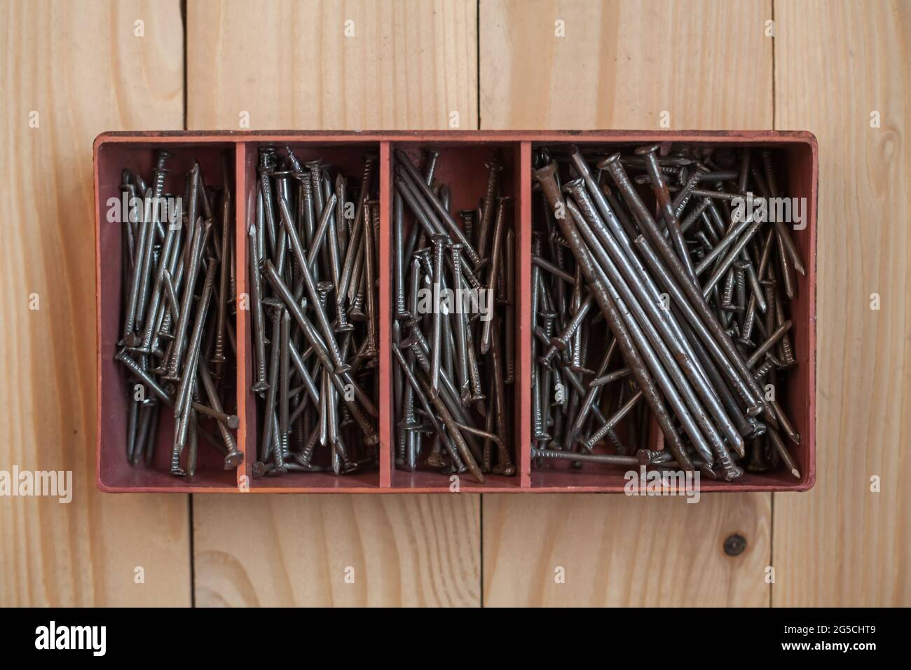 Plastic organizer box nails hi-res stock photography and images - Alamy