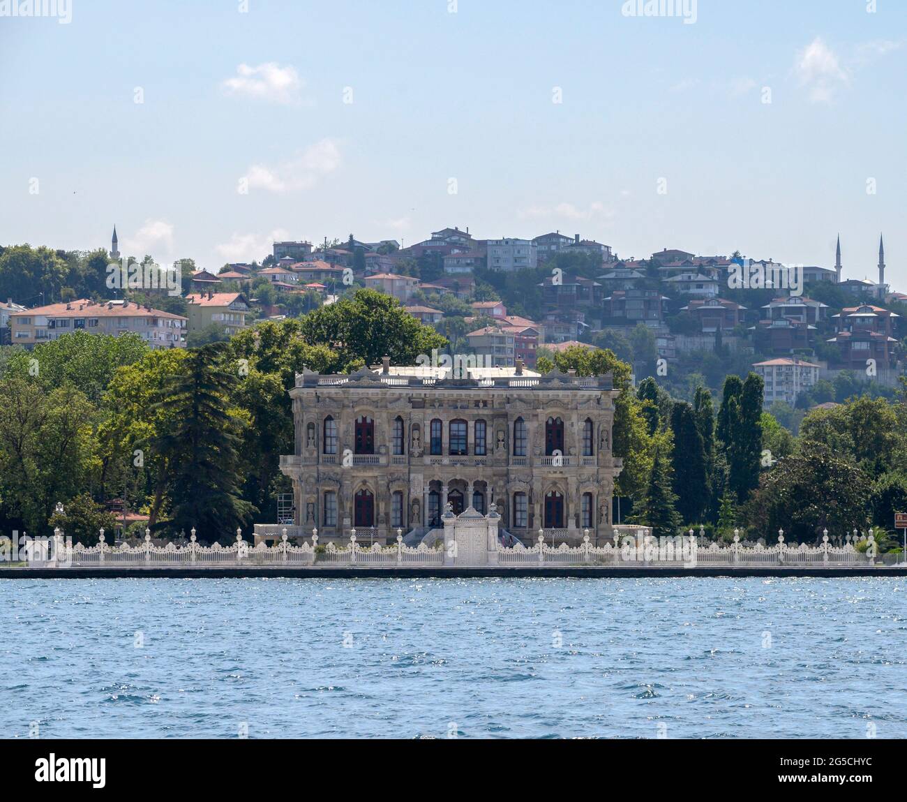View of Asian part of Istanbul seen from Bosphorus, Turkey Stock Photo ...
