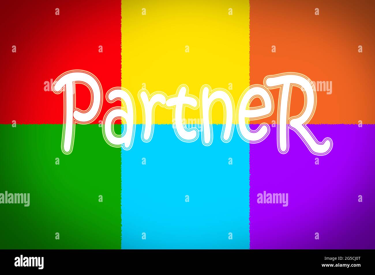 Partner Concept text on background Stock Photo - Alamy