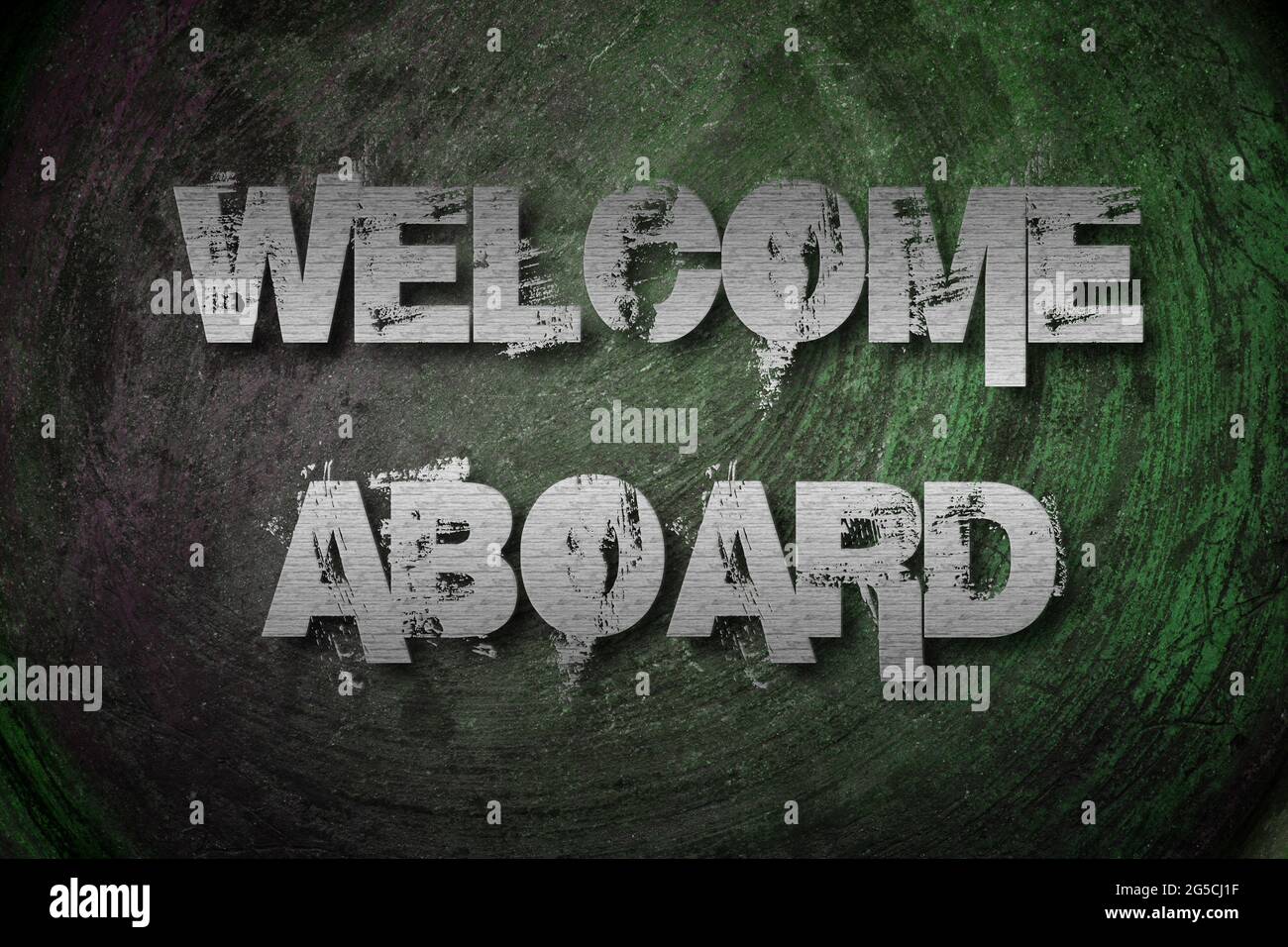 Welcome Aboard Concept text on background Stock Photo - Alamy