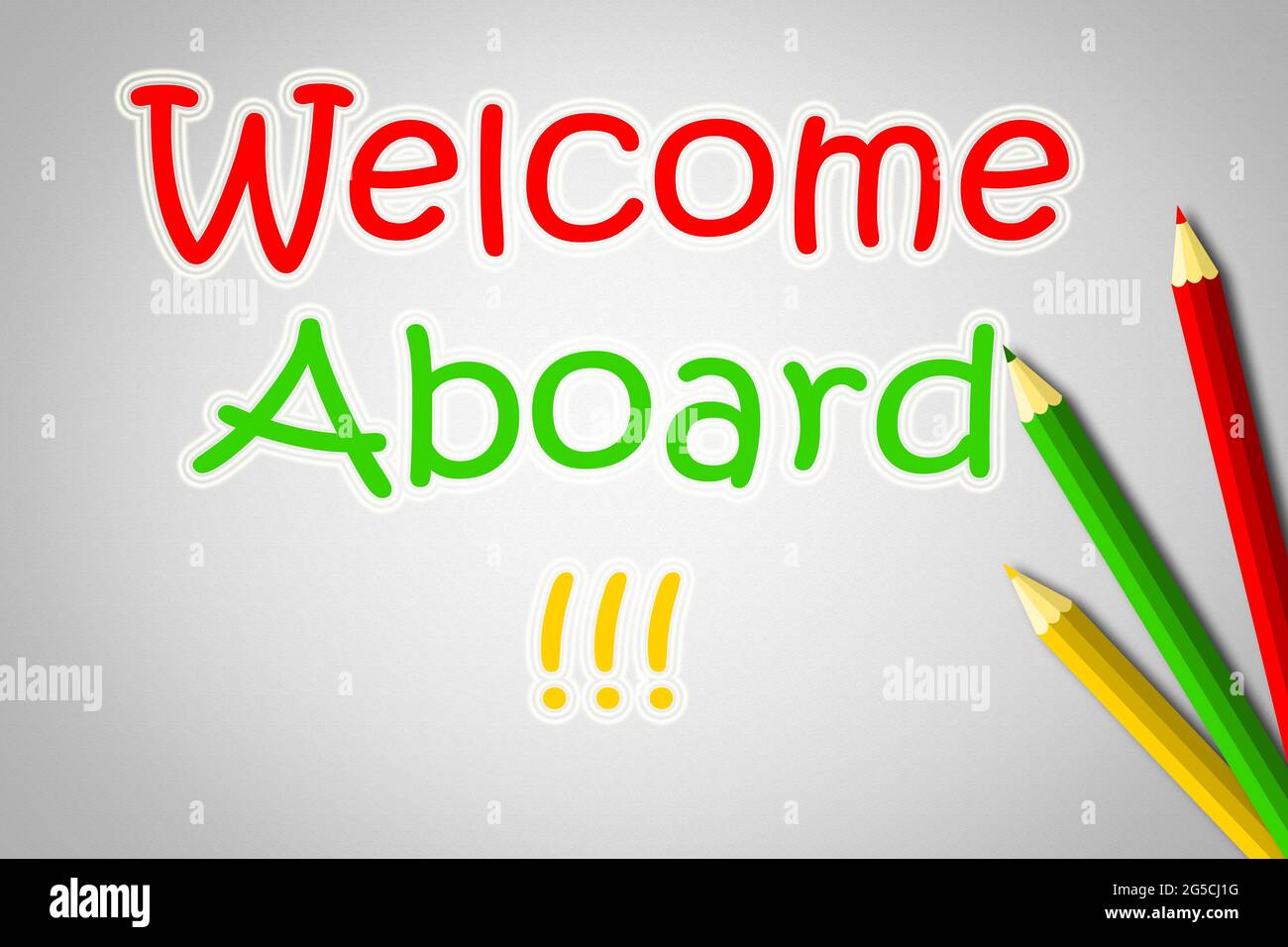Welcome Aboard Concept text on background Stock Photo - Alamy