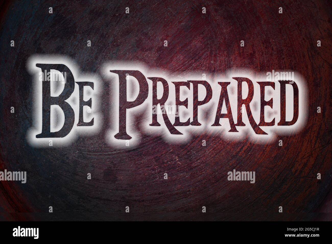 Be Prepared Concept text on background Stock Photo - Alamy