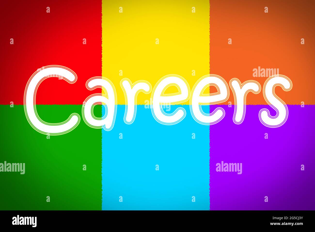 Careers Concept text on background Stock Photo - Alamy