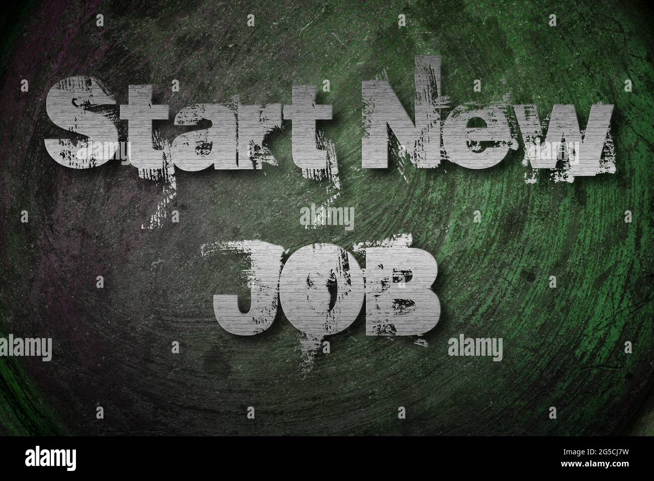Start New Job Concept text on background Stock Photo - Alamy