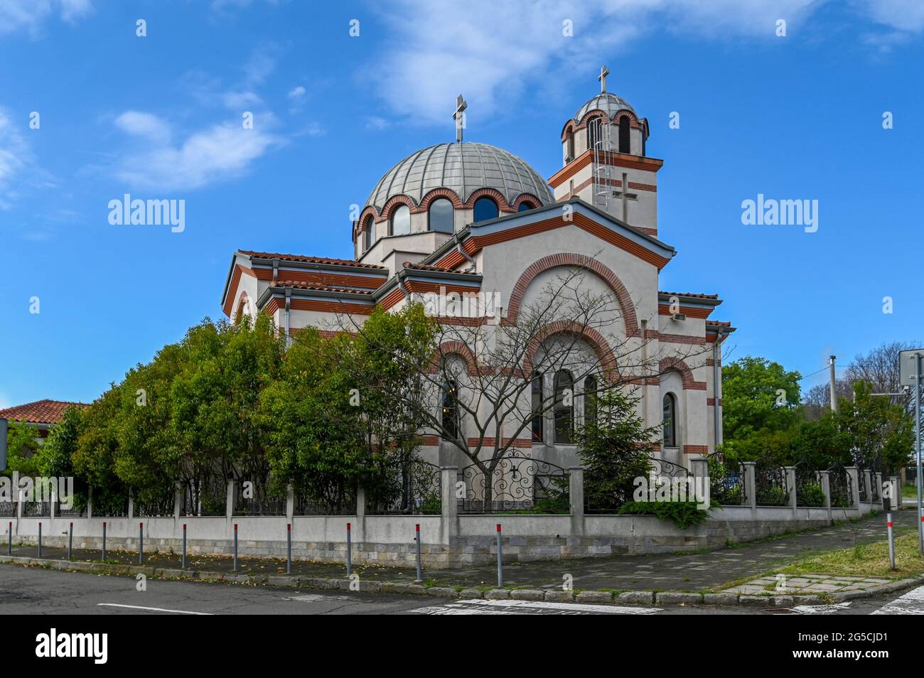 Kraimorie, Burgas, Bulgaria. Temple Church of saint Pimen Zografski ...