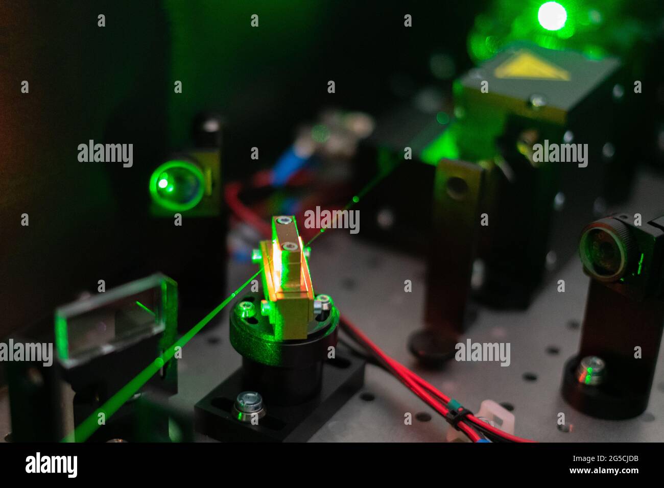 the modern laser technology used on the machine factory with ai ...