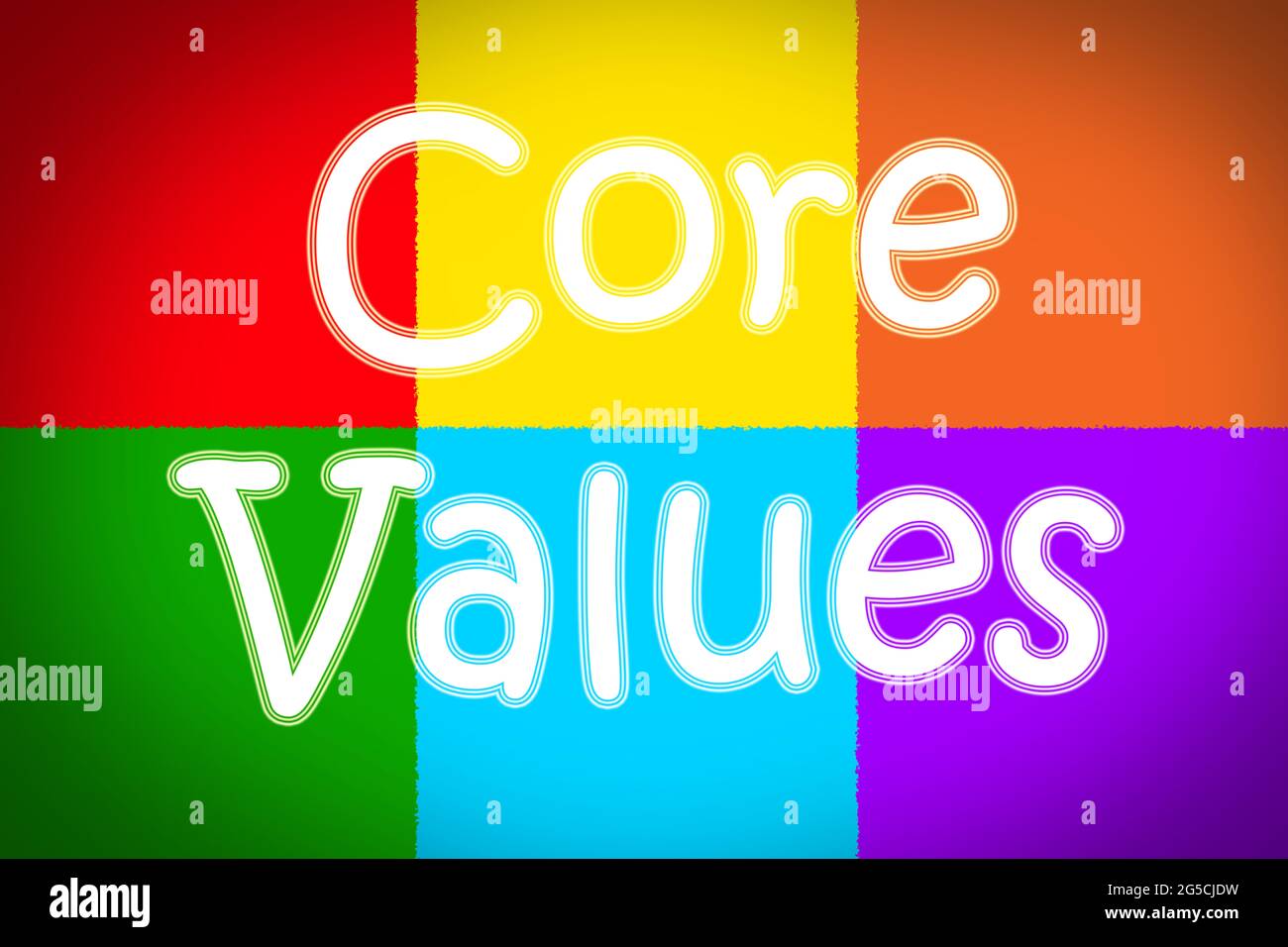 Core Values Concept text on background Stock Photo - Alamy