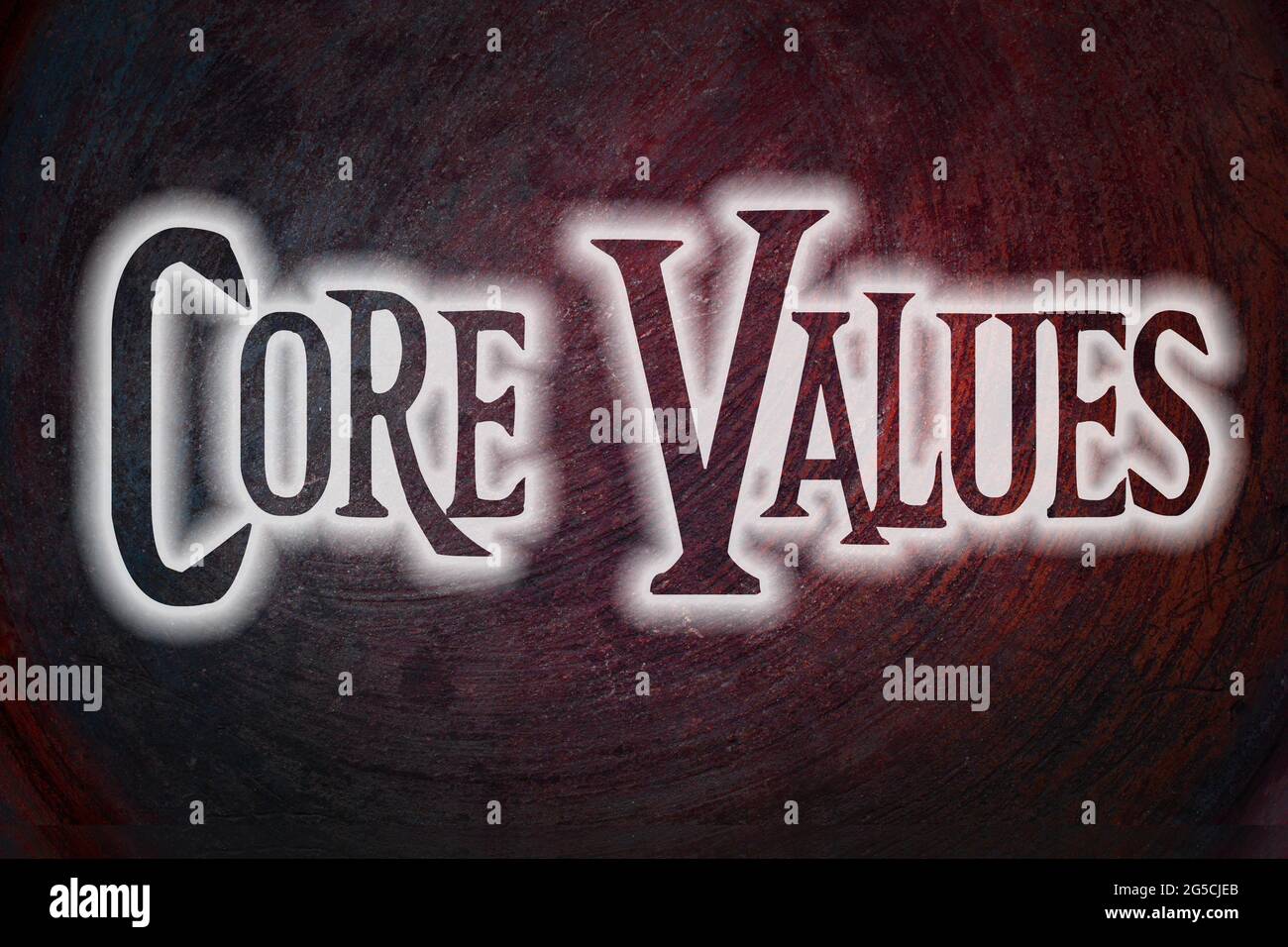 Core Values Concept text on background Stock Photo - Alamy