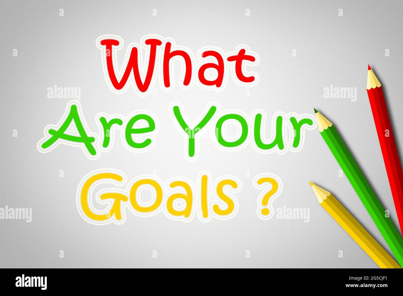 what are your goals text on background Stock Photo - Alamy