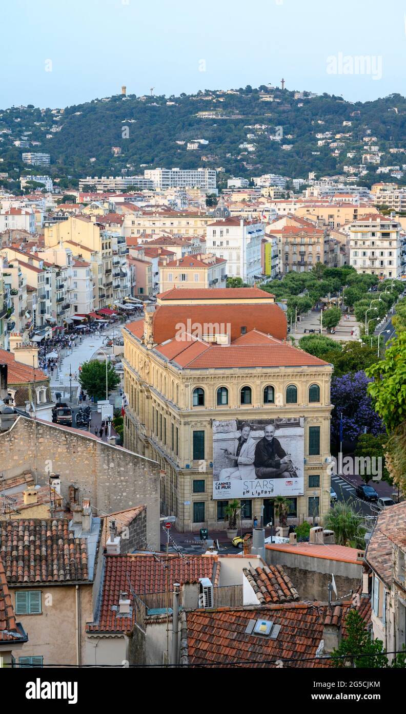 Aerial view of cannes, france hi-res stock photography and images - Alamy